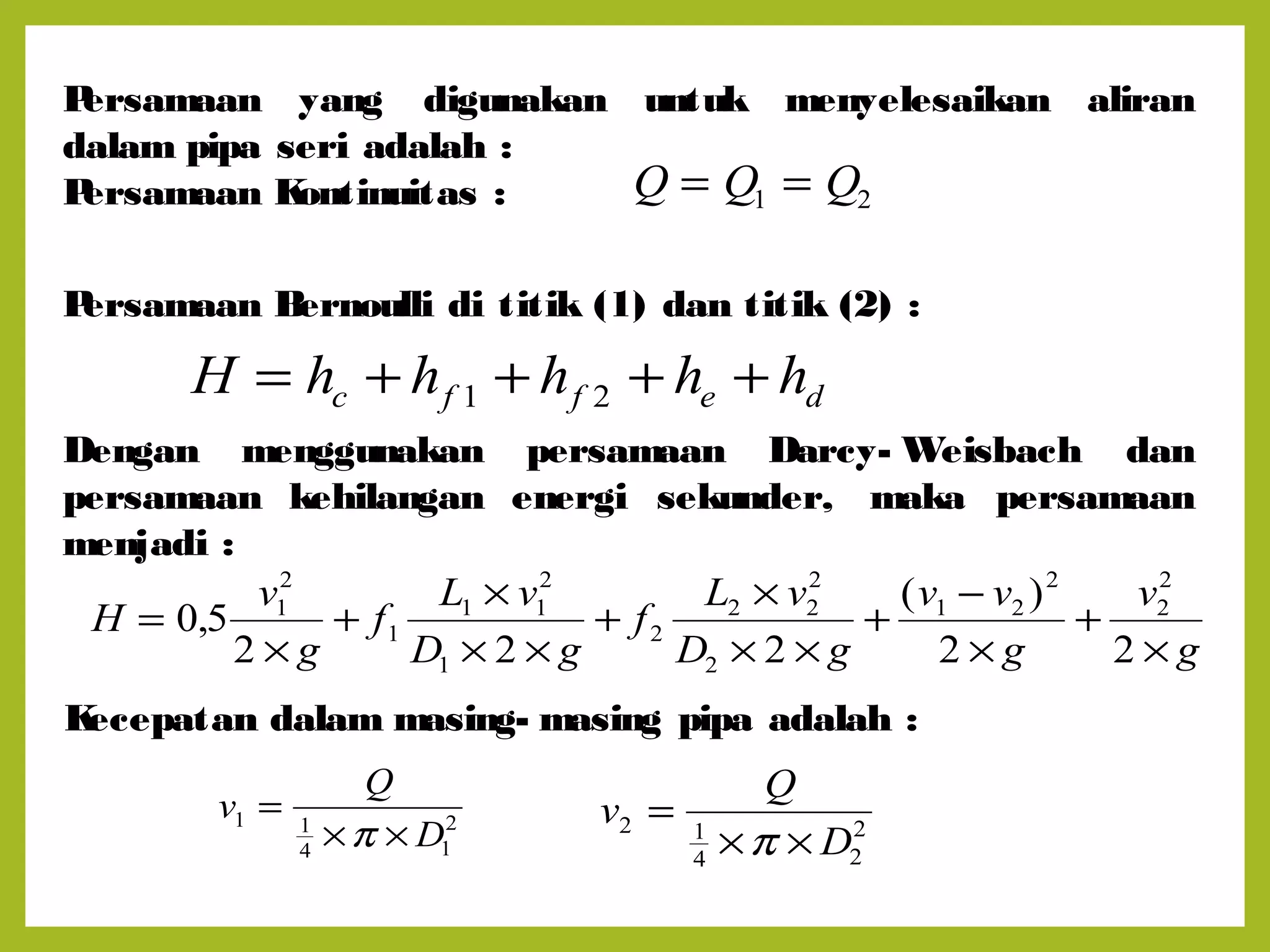 Mekanika fluida 2 pertemuan 4 okk | PPT