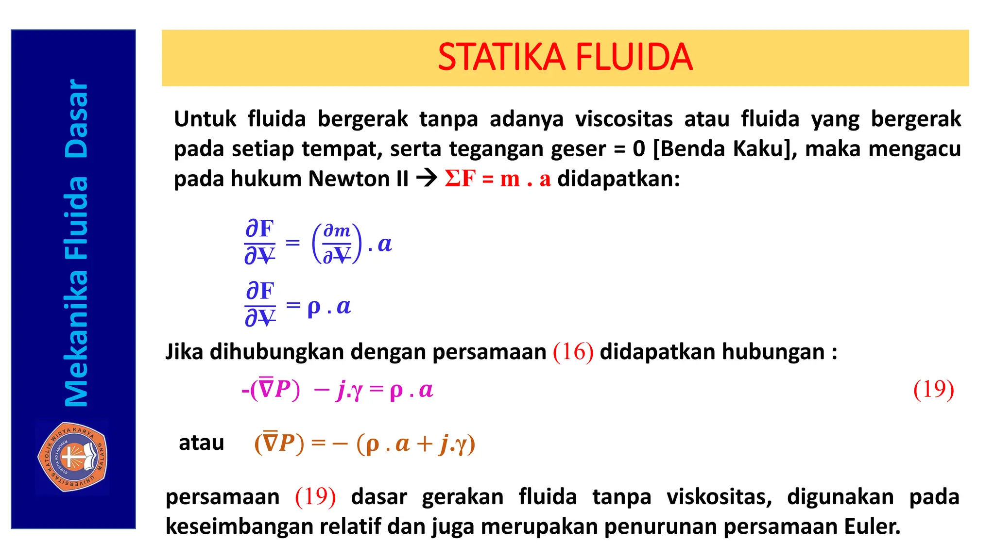 Mekanika Fluida (3) Persamaan Diferensial Umum Tekanan dan Percepatan Pada bidang.pdf