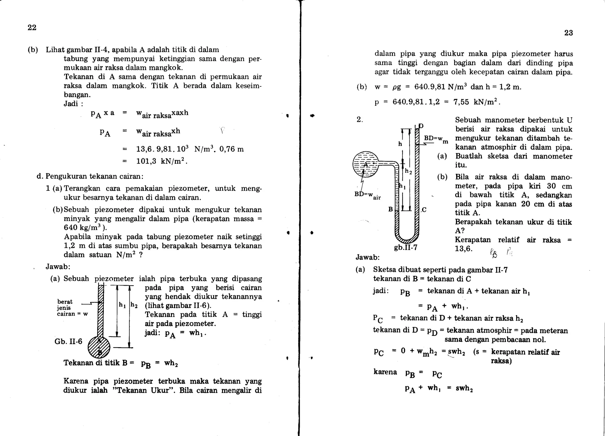 Mekanika fluida dan hidrolika | PDF