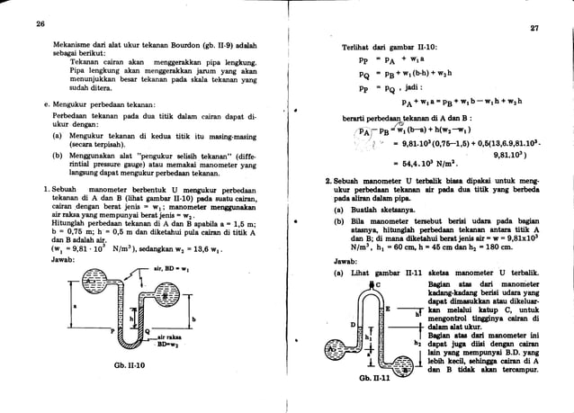 Mekanika fluida dan hidrolika | PDF