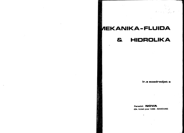 Mekanika fluida dan hidrolika | PDF