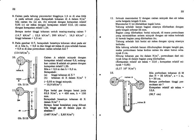 Mekanika fluida dan hidrolika | PDF