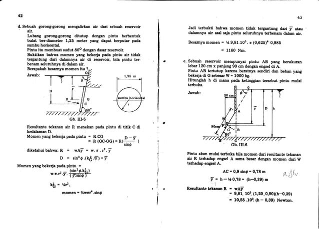 Mekanika fluida dan hidrolika | PDF