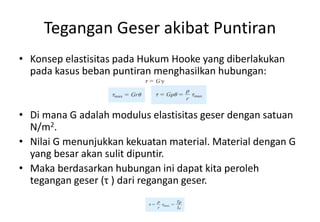 MEKANIKA KEKUATAN MATERIAL SESSION 3 TORSI.pptx