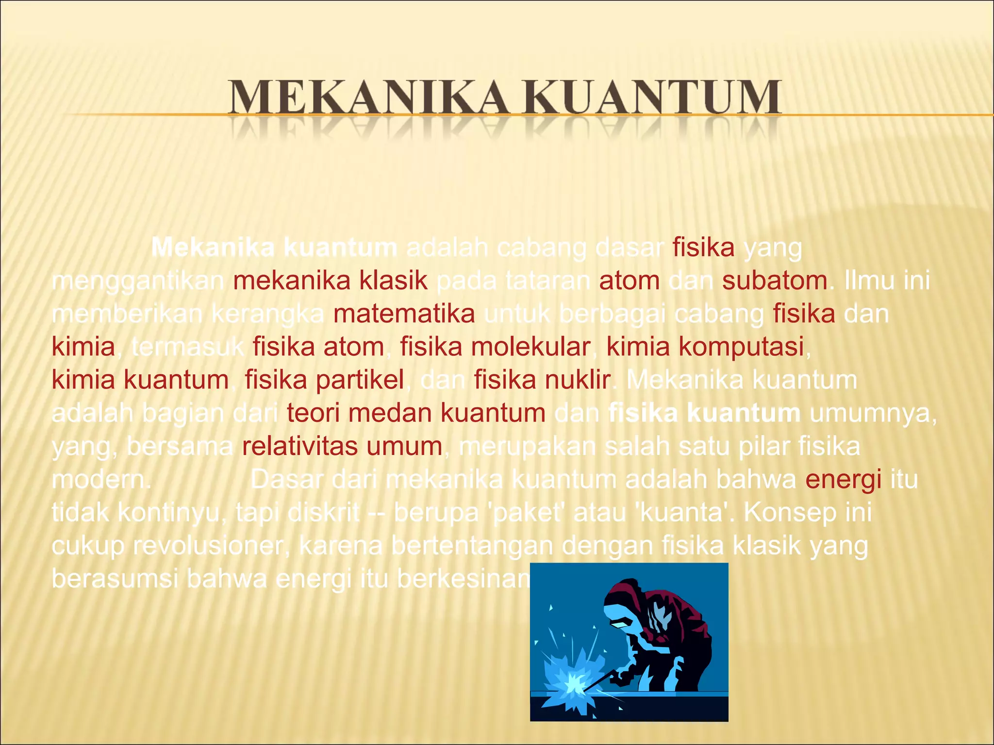Mekanika kuantum | PPT
