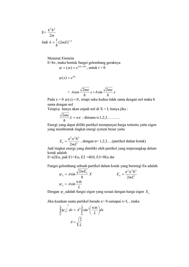 Mekanika kuantum | PDF