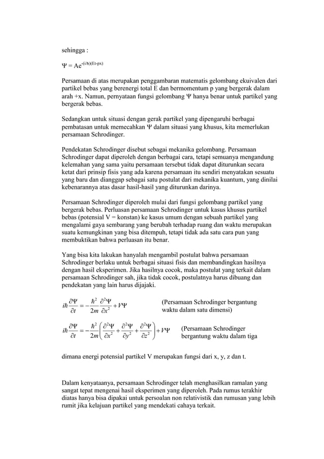 Mekanika kuantum | PDF