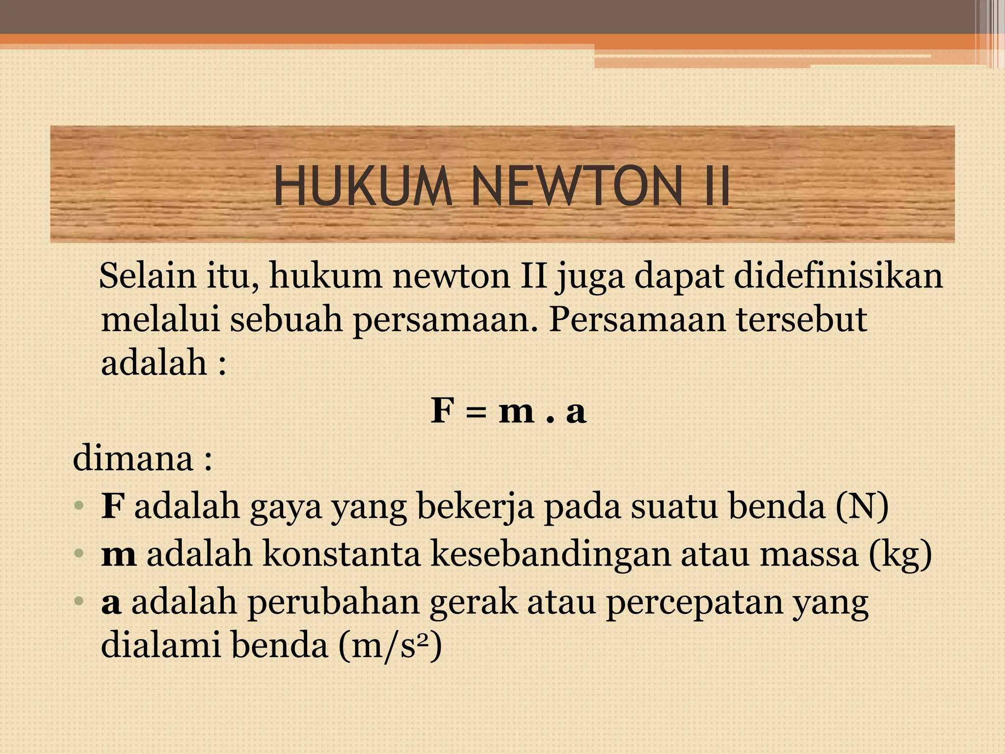 MEKANIKA NEWTON POWERPOINT TENTANG ILMU FISIKA | PPTX