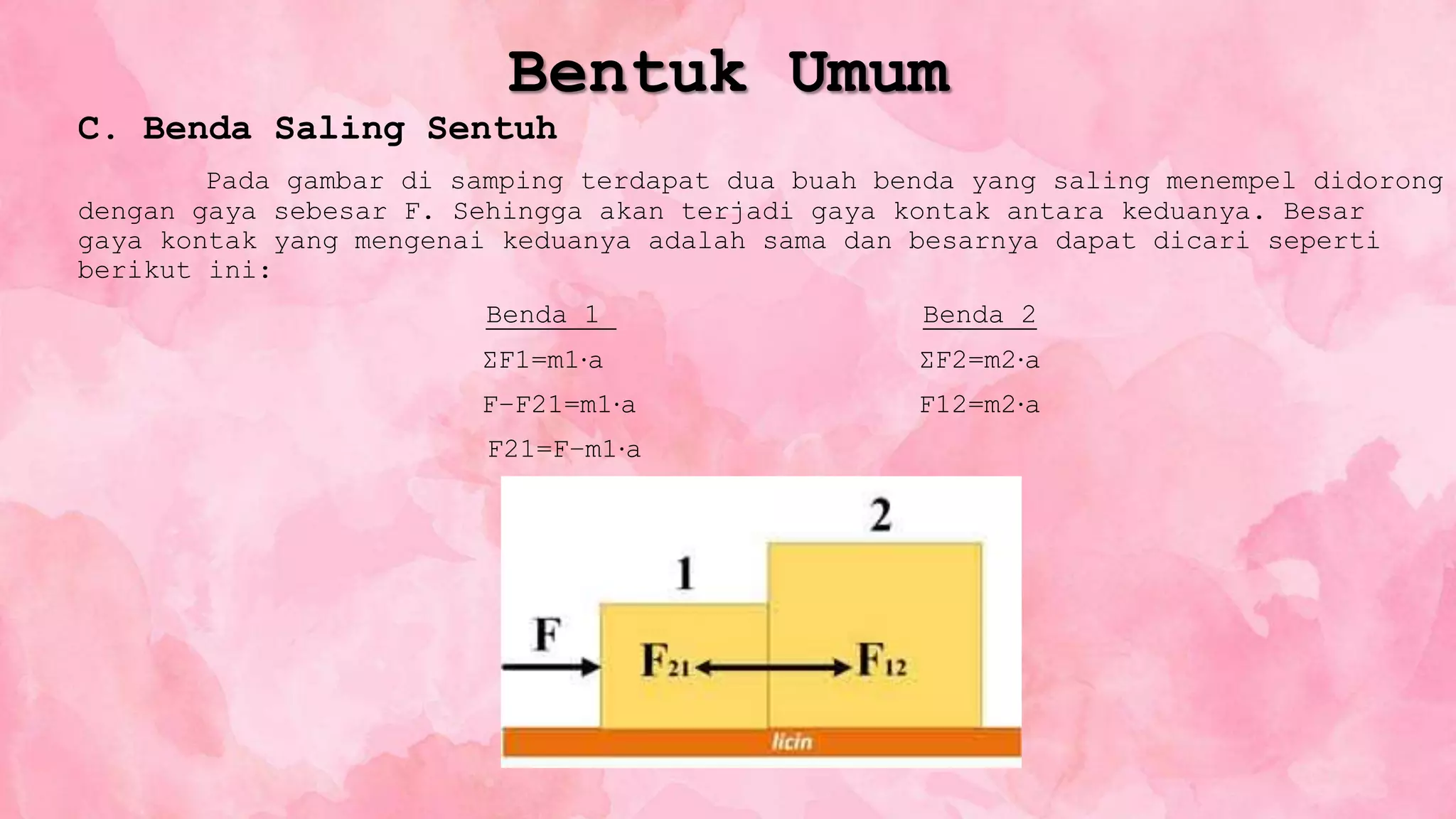 Mekanika rekayasa - Diagram Benda Bebas | PPTX
