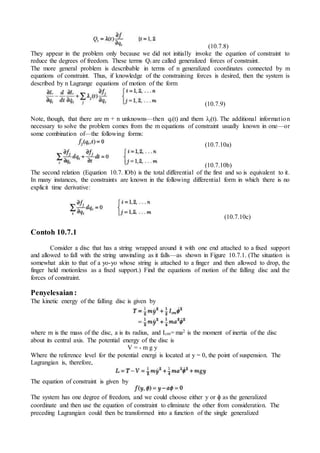 Resume Mekanika 2 bab lagrangian - Fisika UNNES Nurul Faela Shufa | PDF | Free Download