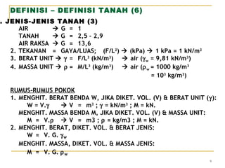 Mekanika tanah 1 ppt | PPT