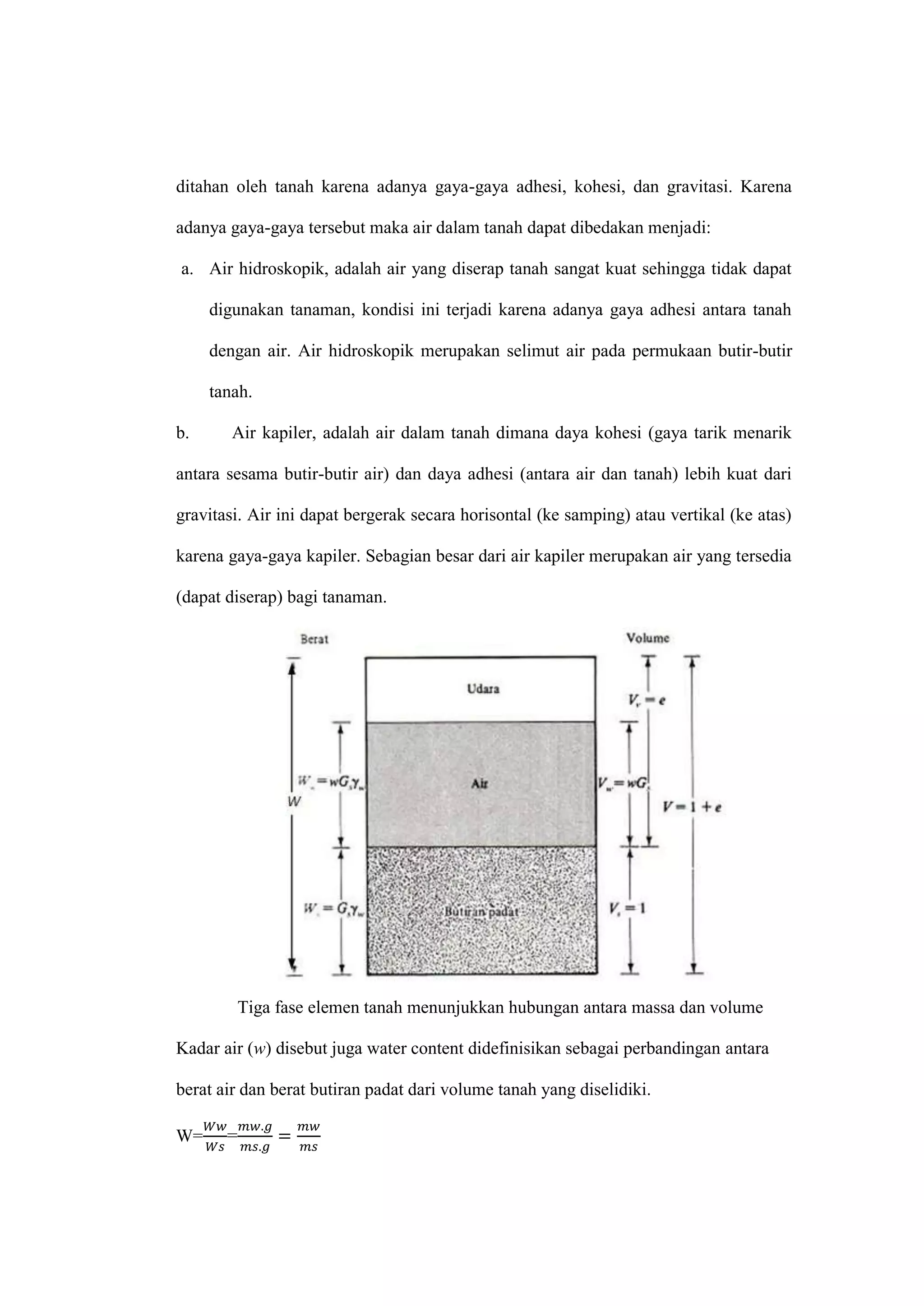 Mekanika tanah dan sifat fisik | DOCX