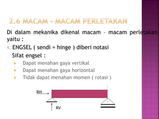 MEKANIKA TEKNIK TEKNIK PERTAMBANGAN FAK. TEKNIK | PPTX