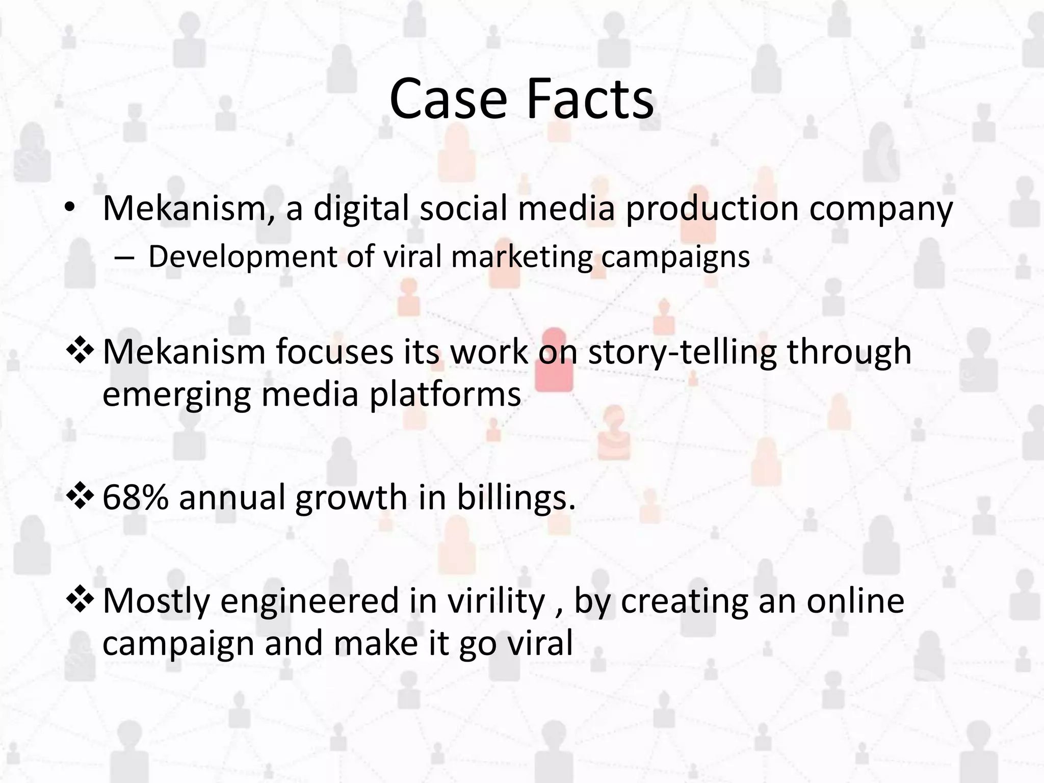 Mekanism- Engineering Viral Marketing | PPT