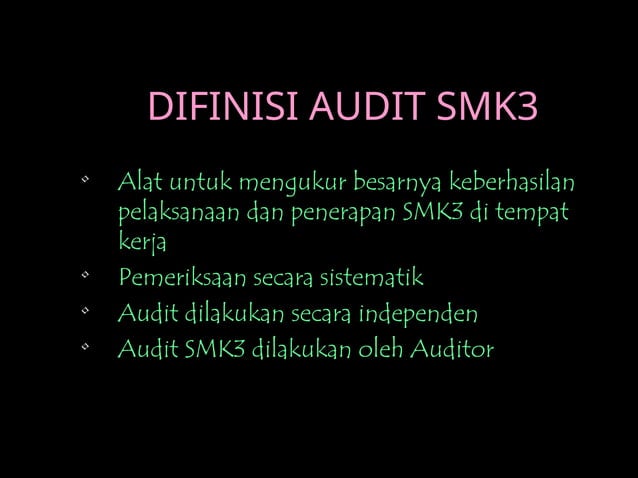 materi pelatihan Mekanisme Audit (Auditor).ppt