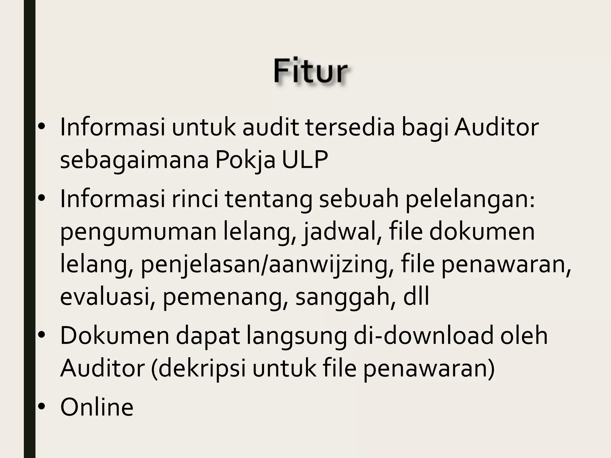 Mekanisme E-Audit | PPTX