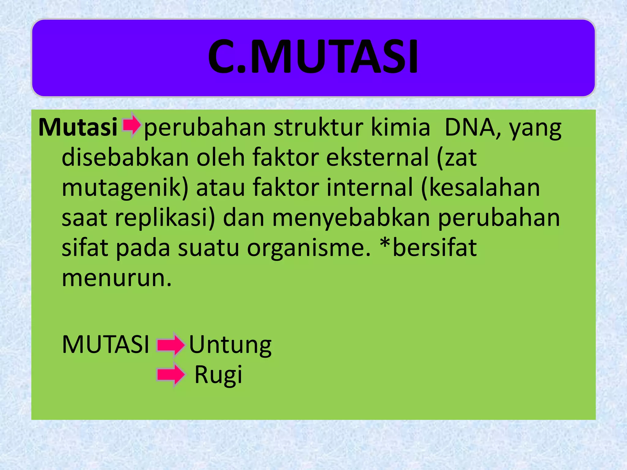 Mekanisme evolusi | PPTX
