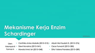 Mekanisme Kerja Enzim Schardinger | PPTX