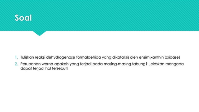 Mekanisme Kerja Enzim Schardinger | PPTX