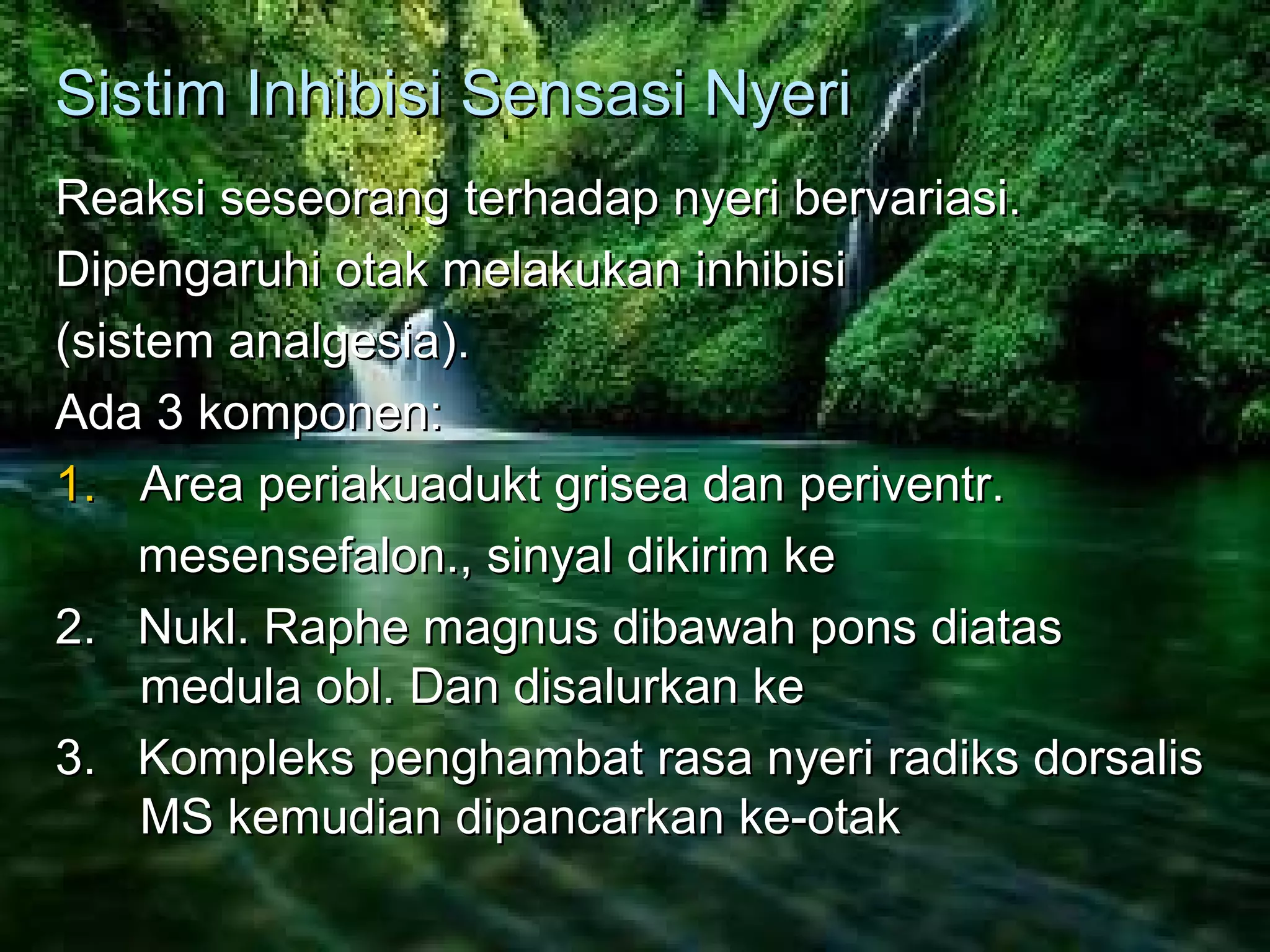 Mekanisme nyeri | PPT