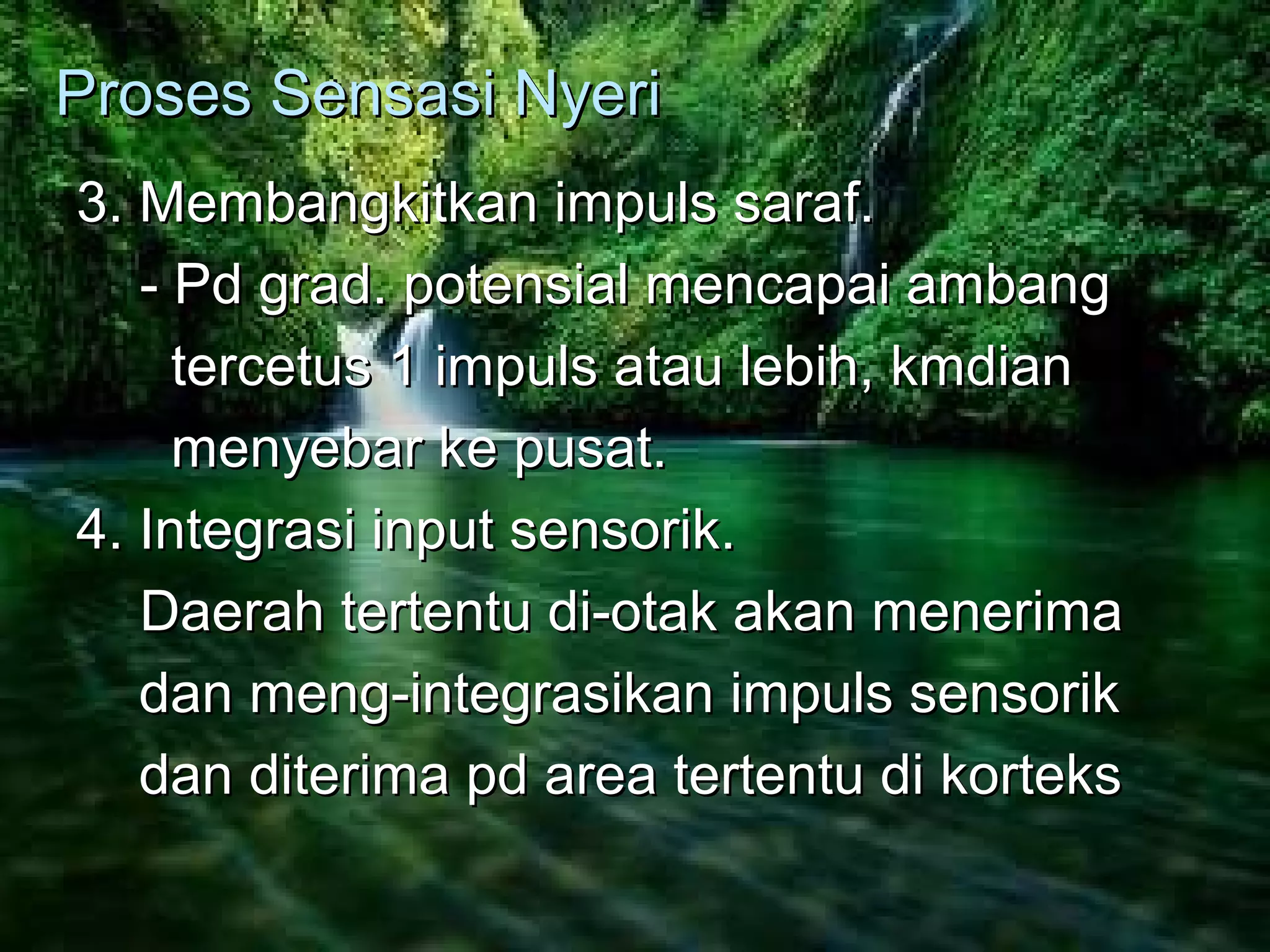 Mekanisme nyeri | PPT