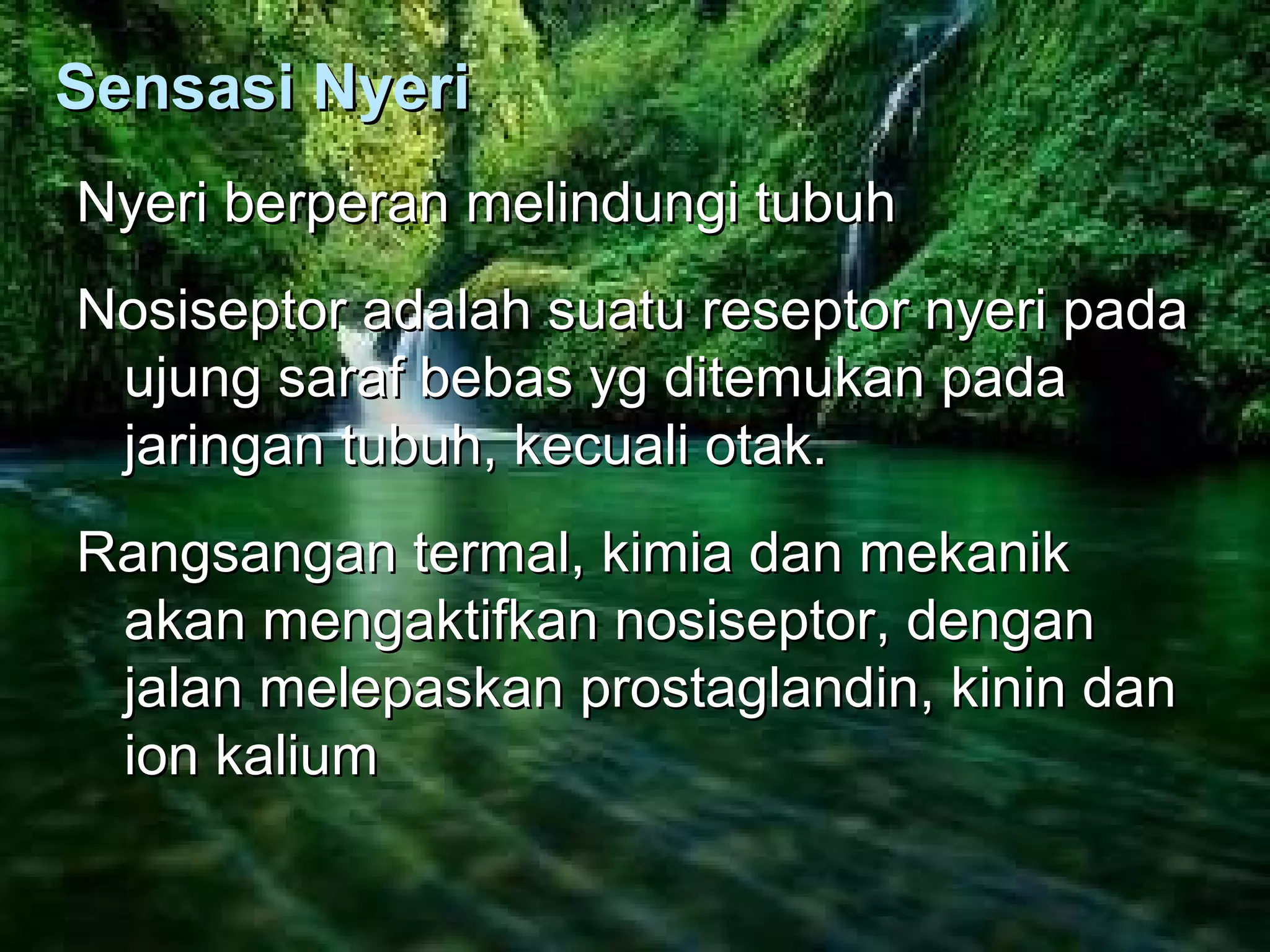 Mekanisme nyeri | PPT