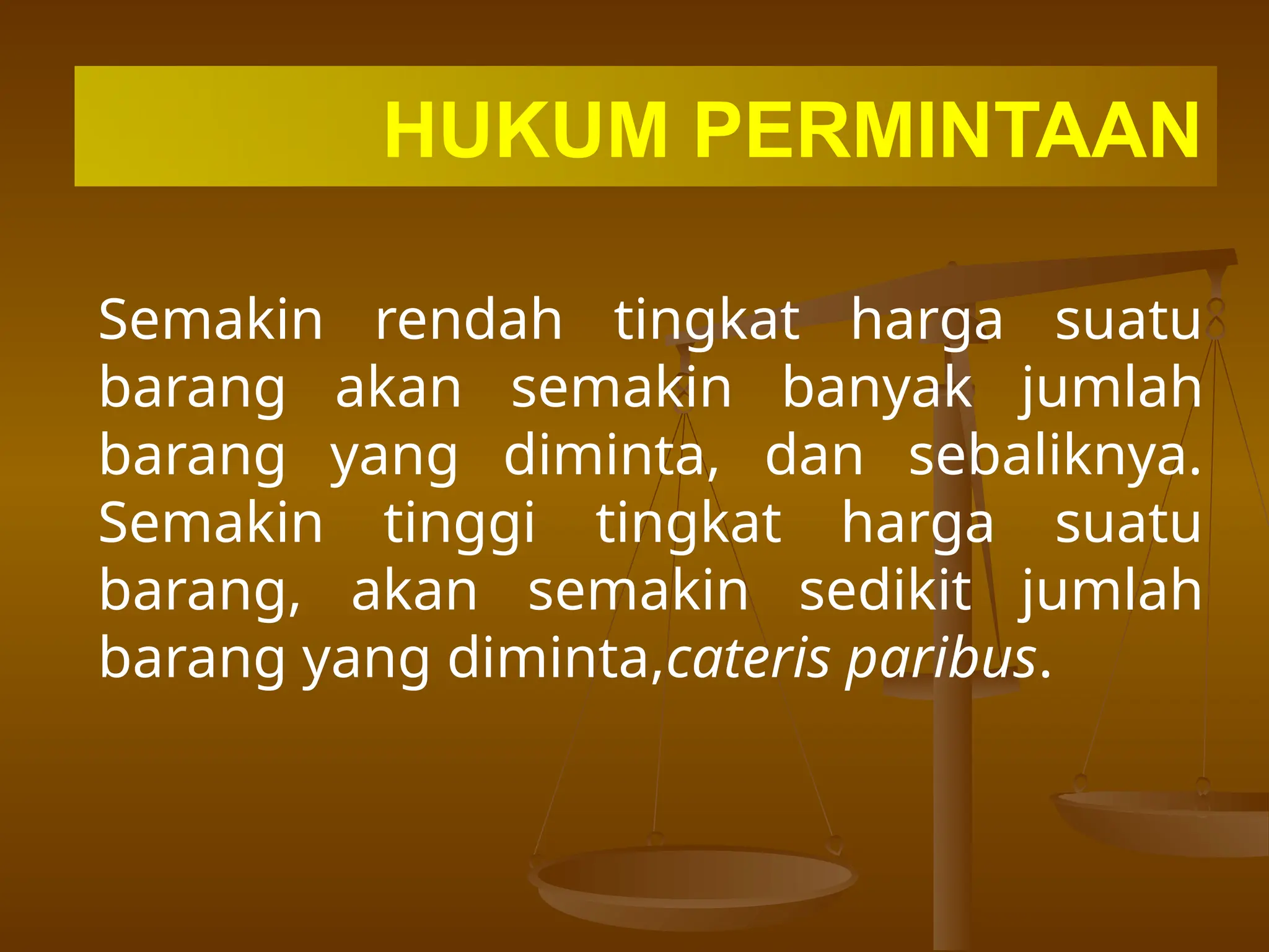 permintaan,penawaran dan MEKANISME PASAR | PPTX
