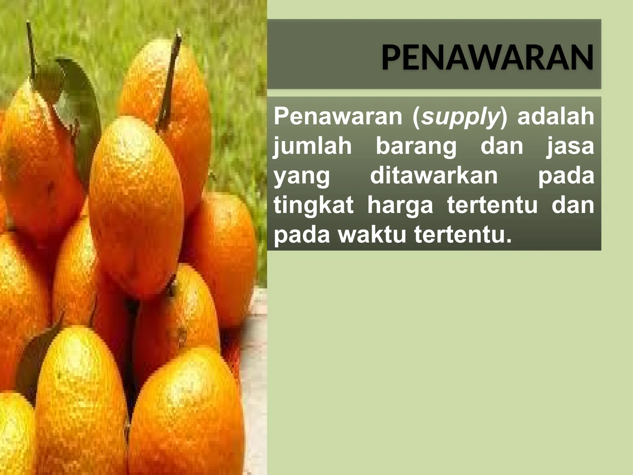 permintaan,penawaran dan MEKANISME PASAR | PPTX