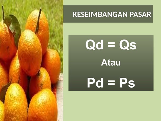 permintaan,penawaran dan MEKANISME PASAR | PPTX