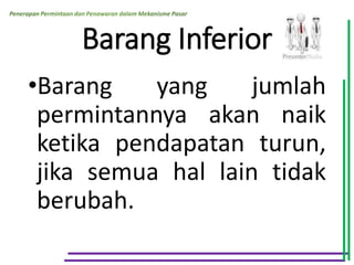 Penerapan Permintaan dan Penawaran dalam Mekanisme Pasar | PPTX