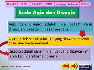 Mekanisme pasar modal | PPTX