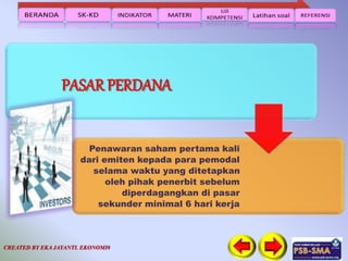 Mekanisme pasar modal | PPTX
