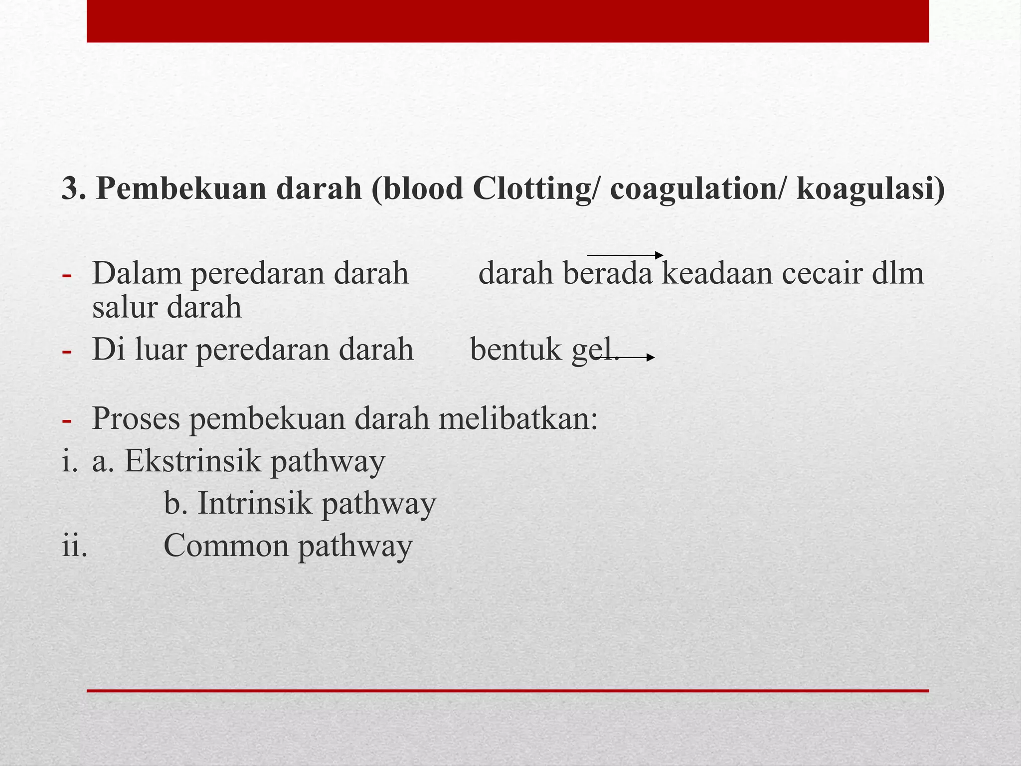 Mekanisme pembekuan darah | PPT