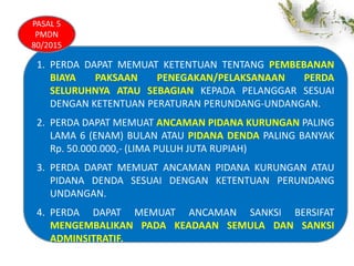 Mekanisme pembentukan peraturan daerah | PPTX