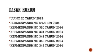 MEKANISME PENGADAAN CASN TAHUN 2024.pptx | Free Download