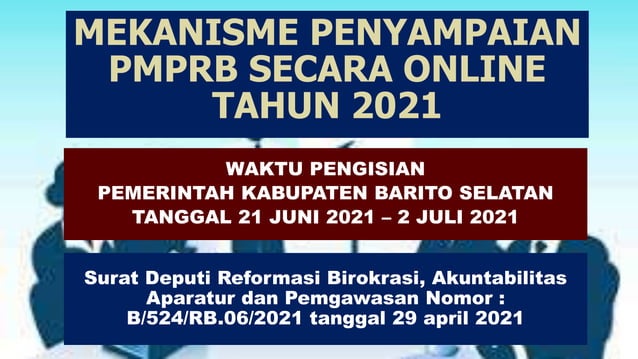 Mekanisme penyampaian pmprb online | PPT
