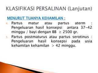 Mekanisme persalinan normal AKPER PEMKAB MUNA | PPTX