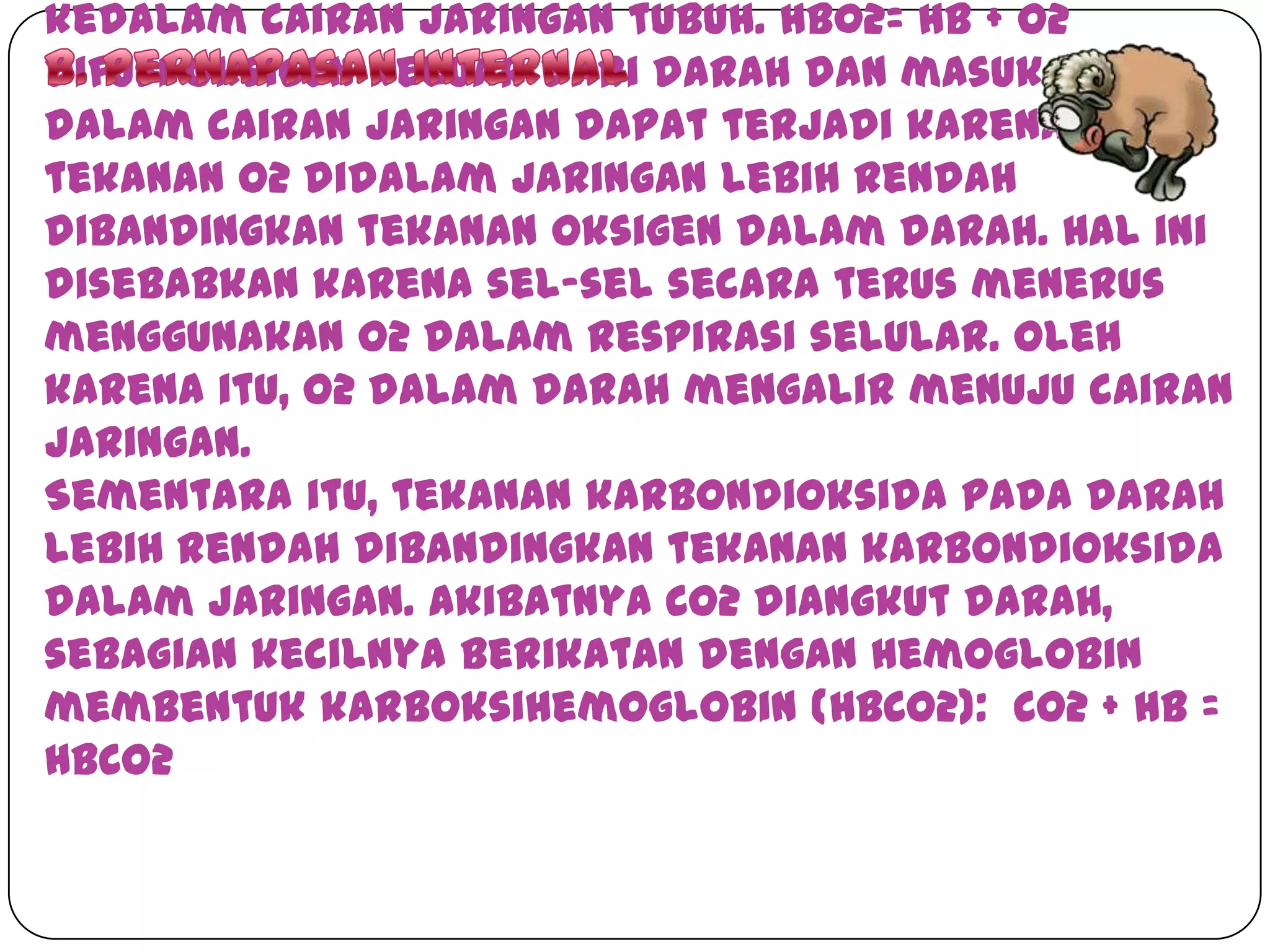 Mekanisme pertukaran O2 dan CO2 | PPTX