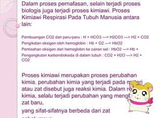 Mekanisme pertukaran O2 dan CO2 | PPTX