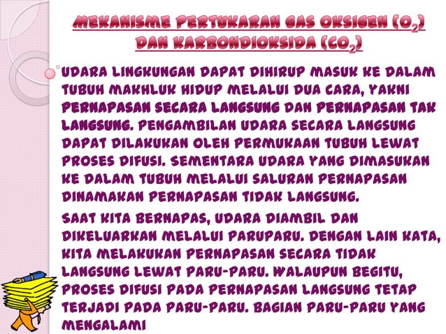 Mekanisme pertukaran O2 dan CO2 | PPTX