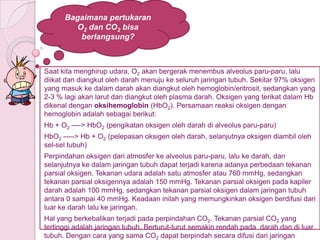 Mekanisme pertukaran O2 dan CO2 | PPTX