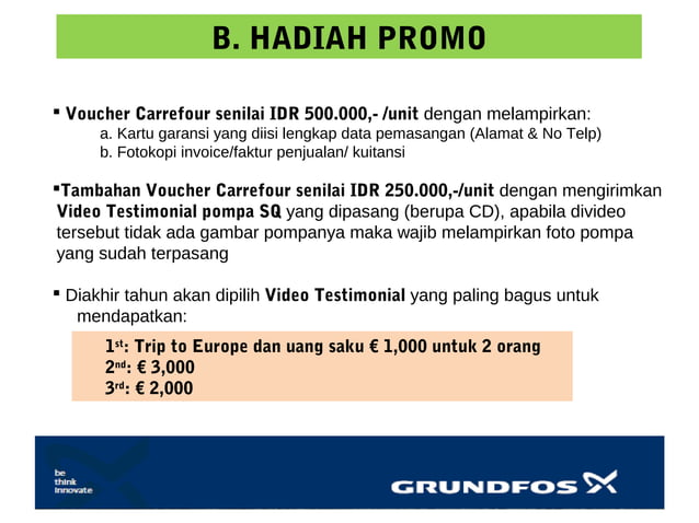 Mekanisme promo sq bagi end user 2014 | PPT