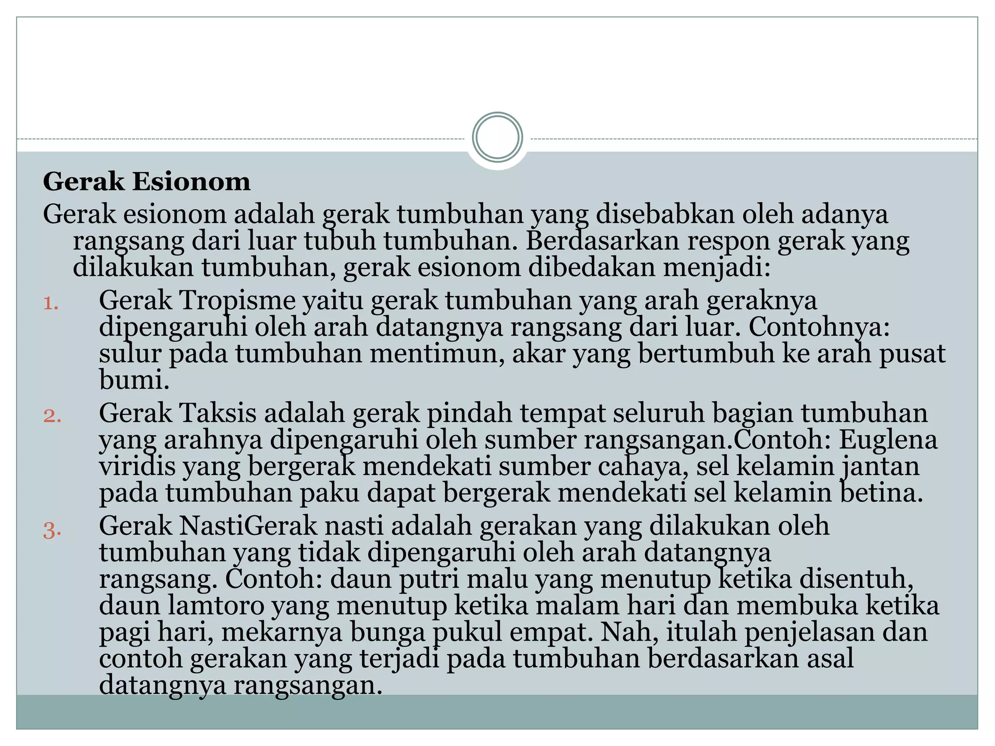 Mekanisme, proses respon dan koordinasi pada makhluk | PPTX