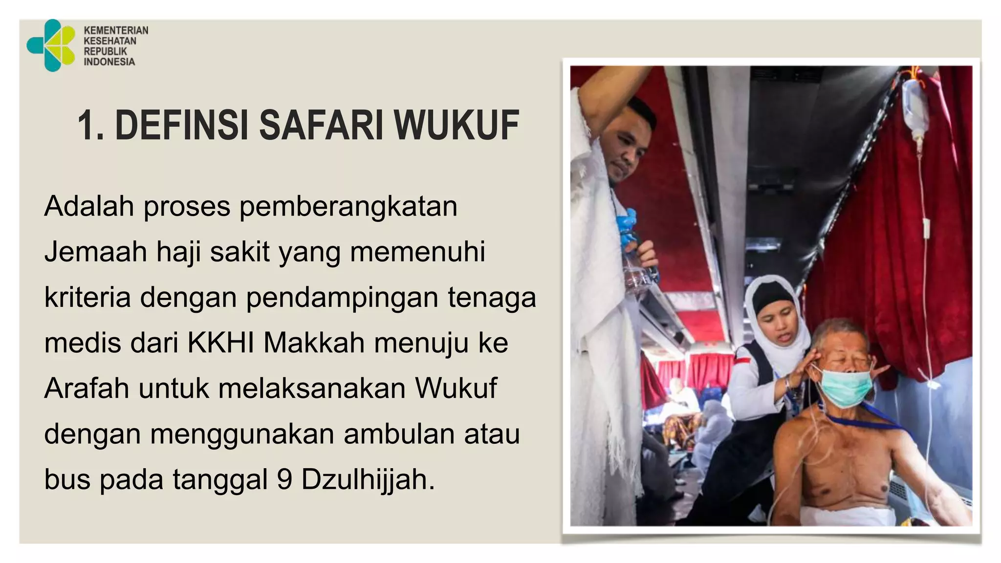 Mekanisme safari wukuf pada jemaah sakit | PPTX