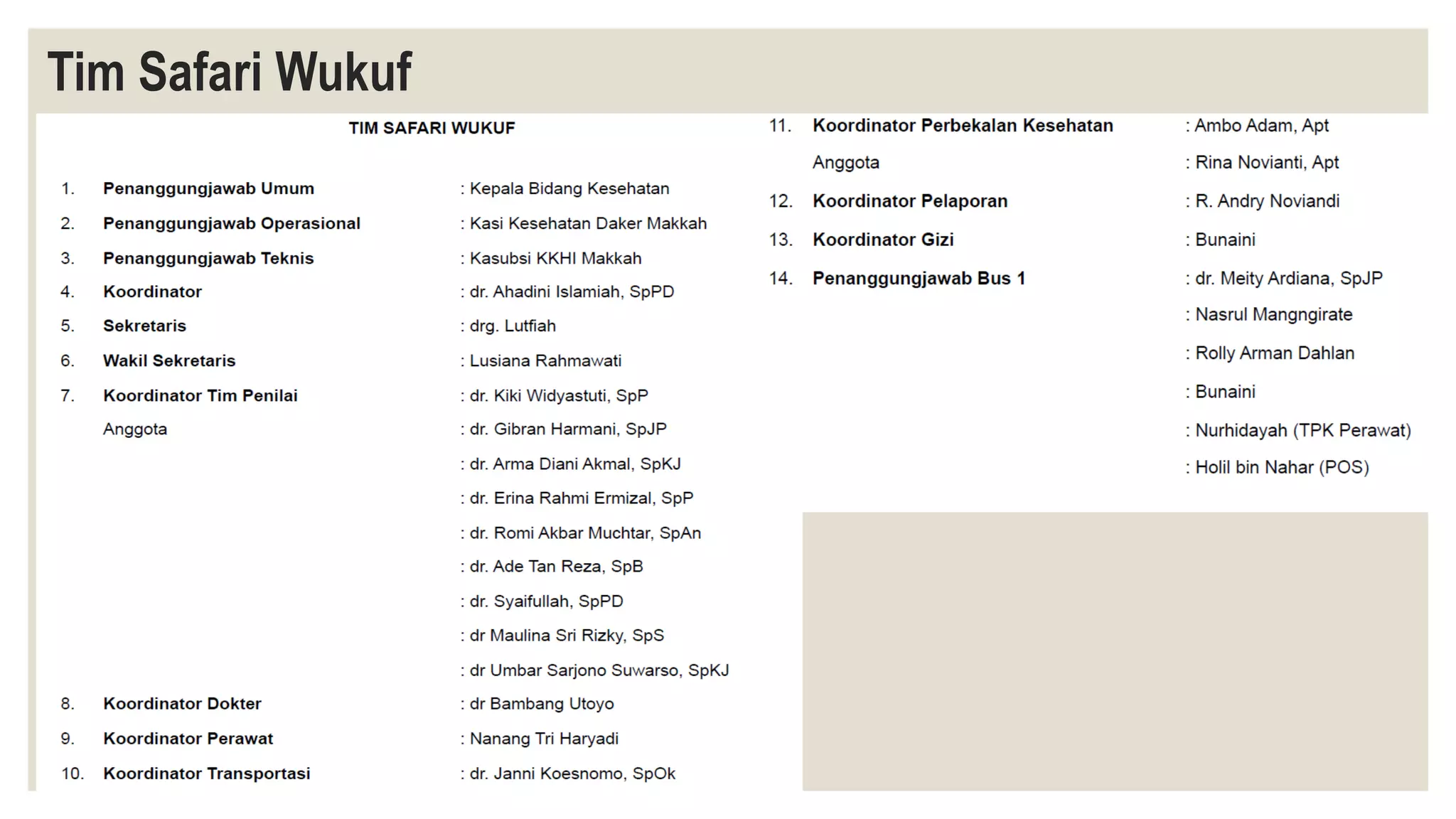 Mekanisme safari wukuf pada jemaah sakit | PPTX