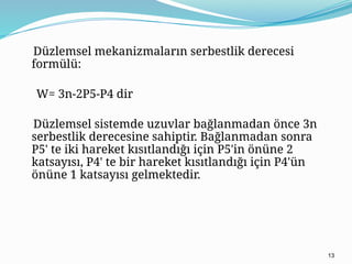 MEKANIZMALAR TEKNİĞİ SUNUMU 4.Hafta.pptx