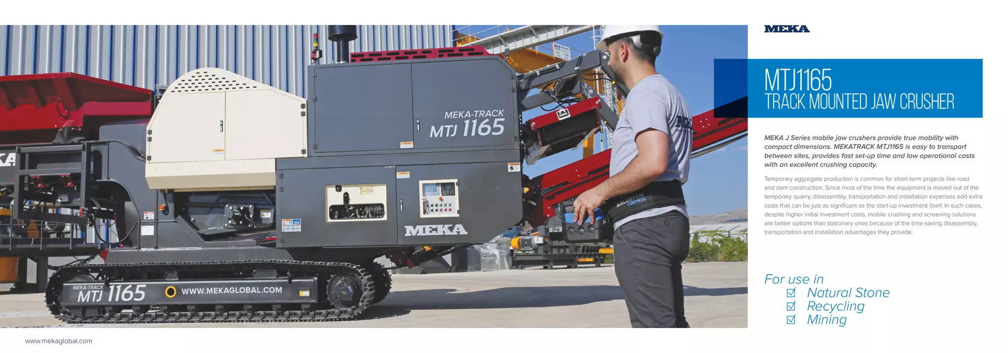 MEKA TRACK MOUNTED JAW CRUSHER | PDF