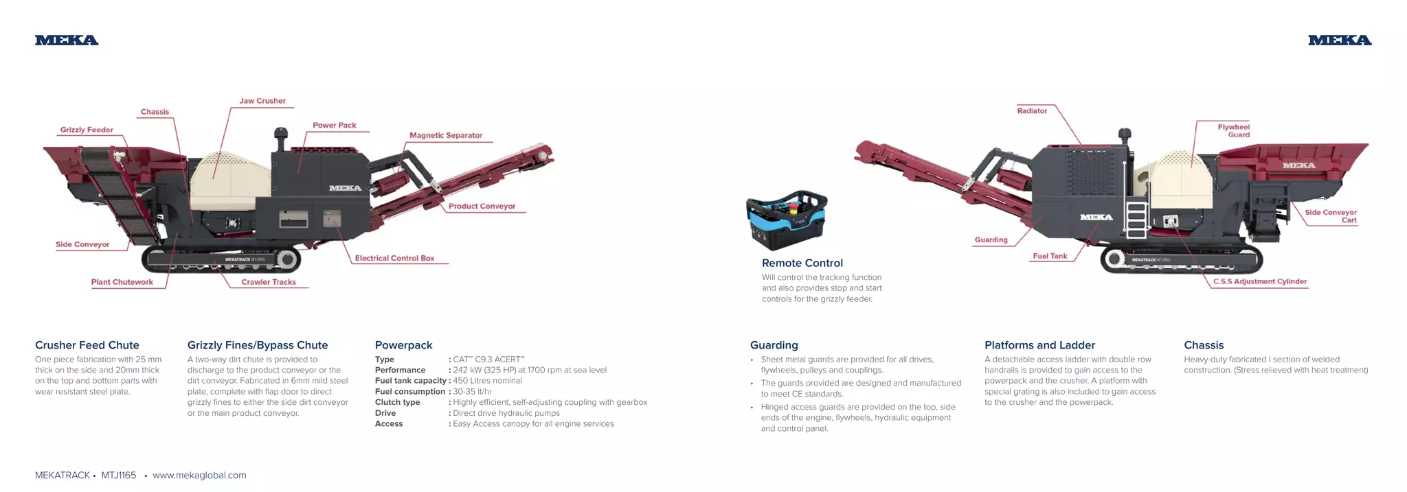 MEKA TRACK MOUNTED JAW CRUSHER | PDF