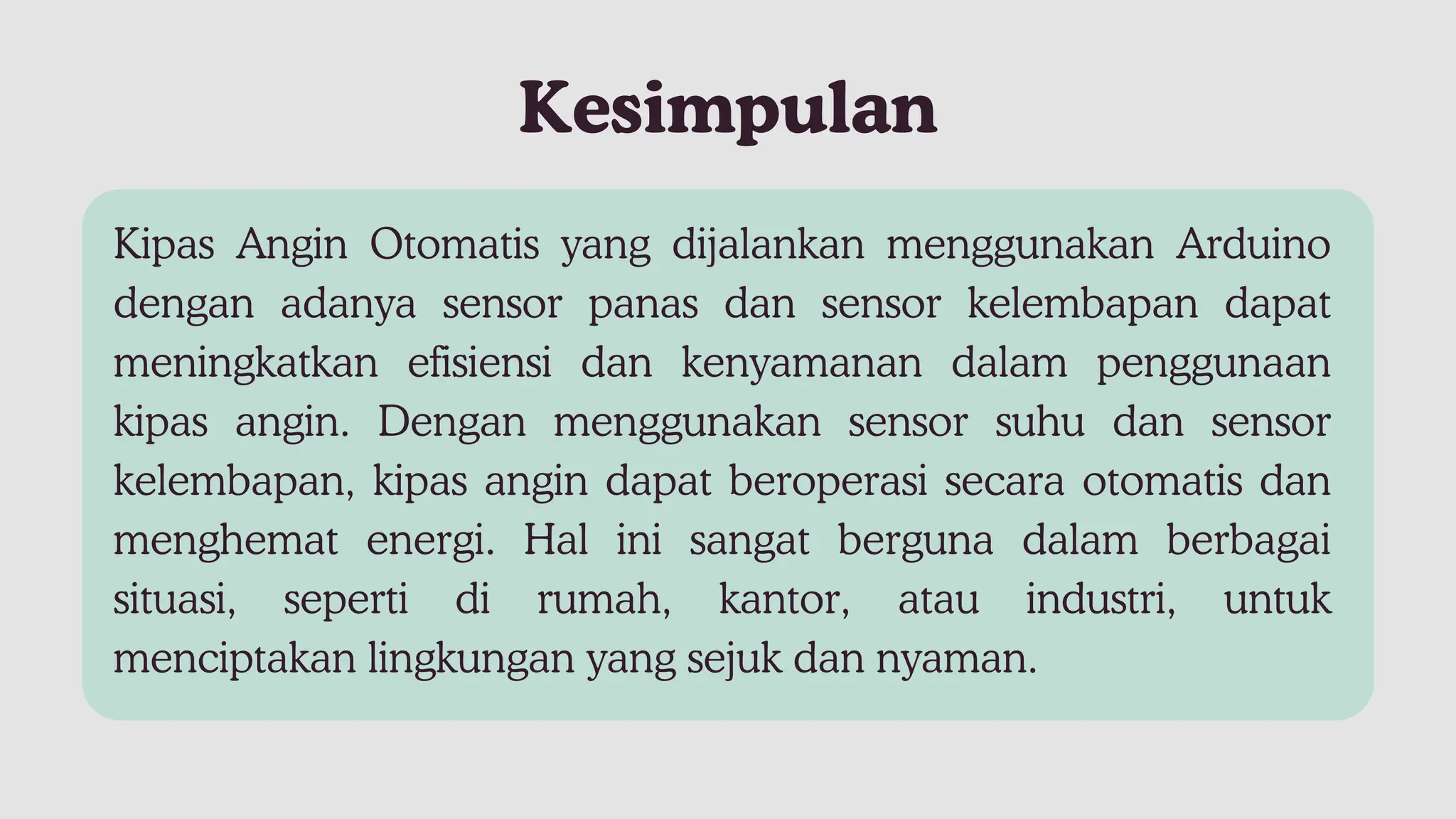 kipas angin otomatis dengan pendingin air | PDF