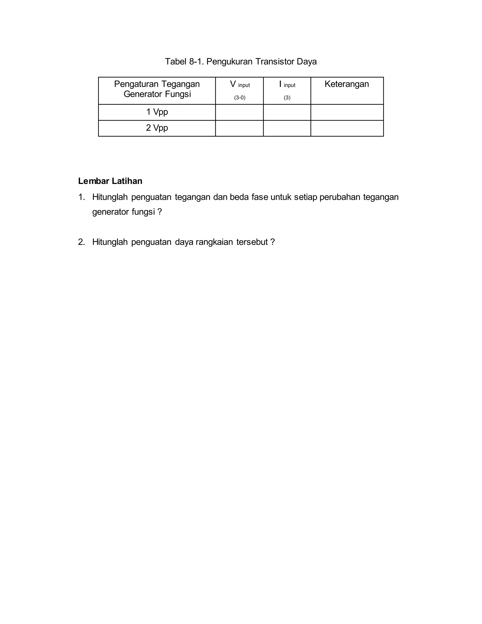 Mekatronika modul 8 | DOCX
